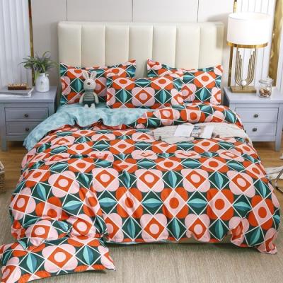 Cina 40S Fabric Count 200TC Thread Count Super King Set di biancheria da letto stampata Disegni di copertura di lusso in vendita