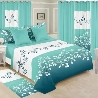 Cina Moda Fiore di nozze rosso 13pcs Set di biancheria da letto con taglia personalizzata e tende corrispondenti in vendita