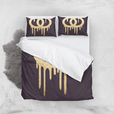 Cina Set di biancheria da letto in stile hotel Luxury King Size 100% poliestere 3D in vendita