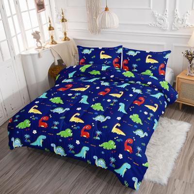 Cina Aggiungi un tocco di raffinatezza al tuo letto con il set di biancheria da letto a modello geometrico in vendita