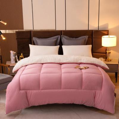 Cina Colore massello a maglia Oeko-Tex Comforter Edredon Set di biancheria da letto personalizzabile per adolescenti gemelli in vendita