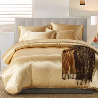 Cina Set di biancheria da letto in seta su misura con 3 coperte da letto King Size e 133 * 72 densità di tessuto in vendita