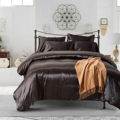 Cina Set di biancheria da letto in seta su misura con 3 coperte da letto King Size e 133 * 72 densità di tessuto in vendita