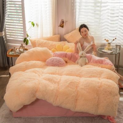 中国 オーダーメイド 100% ポリエステル 秋冬 ミンク ベルベット 4 枚セット 販売のため