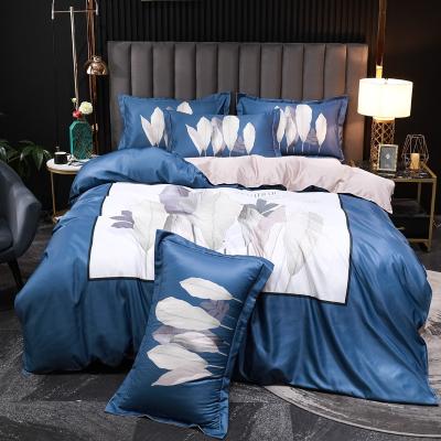 China 2023 Queen Size Cartoon Style Diagonale Bedden Set met Diagonale Patroon Te koop