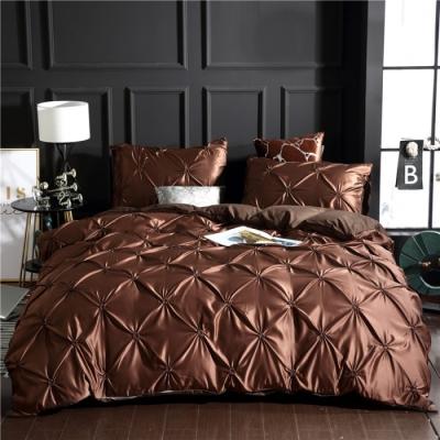 China 3d Luxury Style Hotel Home Branco Euro Cobertura de Cobertura Com Cobertura de Almofada 3pcs Set de Cama à venda