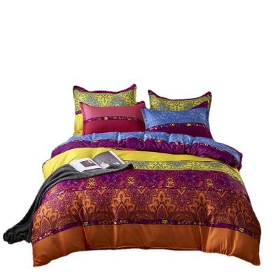 Cina Home Hotel Boemian Double Duvet Cover Set Blu con set di biancheria da letto Boho in vendita