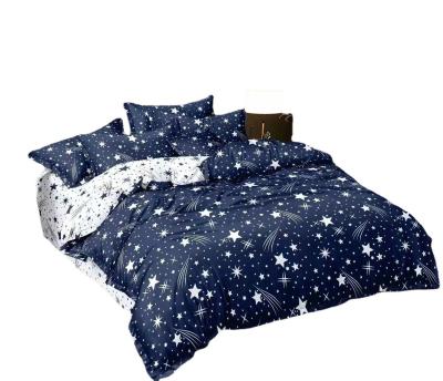 Cina Set di lenzuola da letto di lusso con logo moderno 100% di cotone microfibra Case set di biancheria da letto Logo personalizzato in vendita