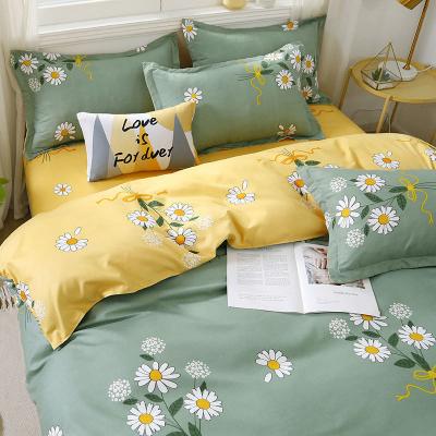 Cina Set di biancheria da letto in poliestere in colore personalizzato con coperchio di coperta piatto e cuscino in vendita