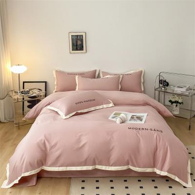 China Impressão reativa Lençóis de luxo em cor laranja para tamanho personalizado Utopia Set de roupa de cama à venda