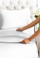 China Customized Size Breathable Cooling 100% Polyester Bedding Set Bed Sheet in Multiple Colors for sale