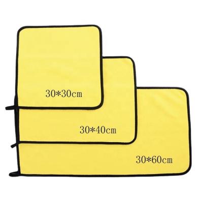 China Super Absorberende Microfiber Handdoek Voor Autodrooging 30*40 500g Make-up Remover Stoffen Te koop