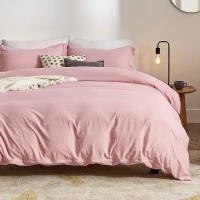 China Polyester Filling Washable Bedding Set with Solid Pattern Type and Zipper Closure for sale
