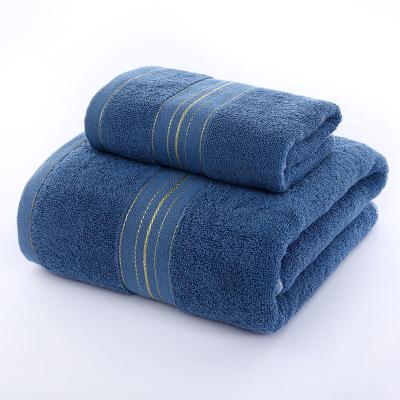 Cina Assorbimento Soft Golden Satin Dobby Towel Sets per la casa e per l' hotel Personalizza etichetta in vendita