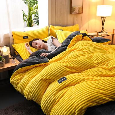 China Op maat gemaakt Queen King Size Bed Sheet Quilt Cover Bed Linnen Set in 4 Grade Kleur Fastness Te koop