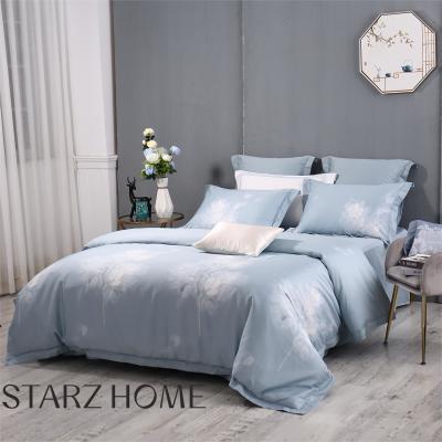 China Eenvoudige design stijl luxe 100% polyester 3 stuk dekbed dekbed plat lakens beddengoed set Te koop
