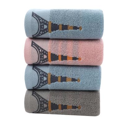 Cina Logo del cliente Acciugamani di cotone 100% 30 x 14 pollici Acciugamani da bagno super assorbenti asciutti veloci in vendita