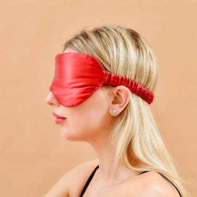 Cina Moderno stile di semplicità Mulberry Silk Sleep blindfold con logo personalizzato in vendita