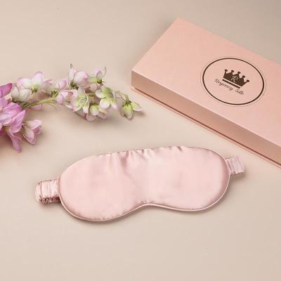 Cina Moderno stile di semplicità Mulberry Silk Sleep blindfold con logo personalizzato in vendita