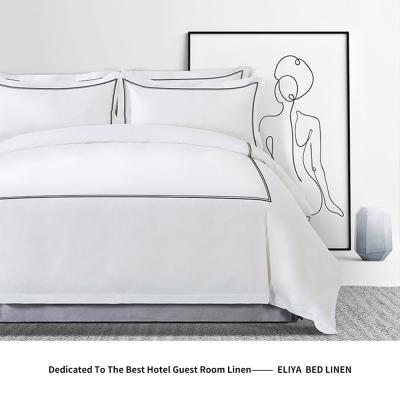 Cina Migliora la tua esperienza di sonno con il set di lenzuola per hotel LinenPro King Size in cotone in vendita