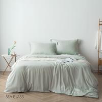 China 300TC Bamboo Bed Sheets Standard Size and Solid Pattern for a Luxurious Bedding Set for sale