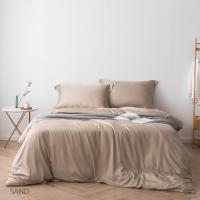 China 300TC Bamboo Bed Sheets Standard Size and Solid Pattern for a Luxurious Bedding Set for sale