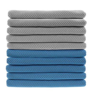 China Logo Rood Microfiber Sport Gym Instant Cooling Handdoek 30*100cm of maat Rood Kleur Te koop