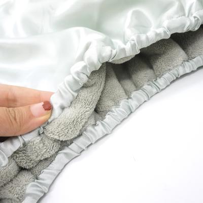 Cina Asciugamano per capelli di seta a doppio strato colorato per risultati di asciugatura professionale in vendita