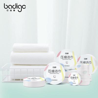 China Niet-geweven stoffen Wegwerpcompressed handdoek voor reizen Groot formaat bad katoenen tablet Te koop