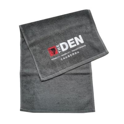 China Custom Logo Microfiber Soft Sports Sweat Towels voor Fitness Workout in Monsters Te koop