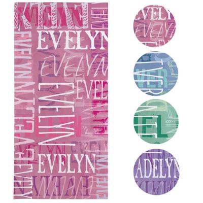 China Zomer zwembad Essentials Op maat gedrukte zwembad strand handdoeken in zacht microfiber materiaal Te koop