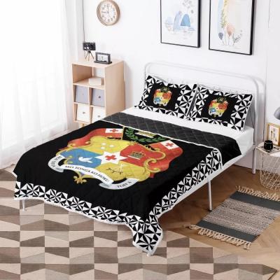 Cina Set di biancheria da letto per coperte di tribù polinesiana Red Tonga Design Comforter con riempimento di cotone in vendita