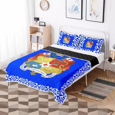 Cina Set di biancheria da letto per coperte di tribù polinesiana Red Tonga Design Comforter con riempimento di cotone in vendita
