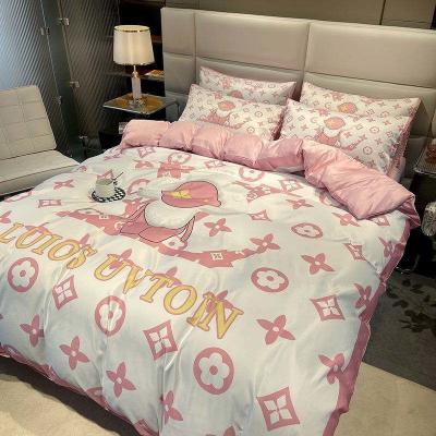 Cina Set di biancheria da letto in cotone spazzolato in grandezza regina in vendita