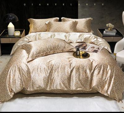 China Diagonale druk Mulberry Silk Fitted Sheet Set voor 100% zijde beddengoed op de markt Te koop