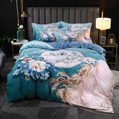 China Modieus Gewassen Tencel Bed Sheets Sets Bed Linnen Set Eco-vriendelijk en zacht Hand Feel Te koop