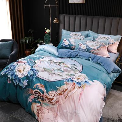 China Modieus Gewassen Tencel Bed Sheets Sets Bed Linnen Set Eco-vriendelijk en zacht Hand Feel Te koop