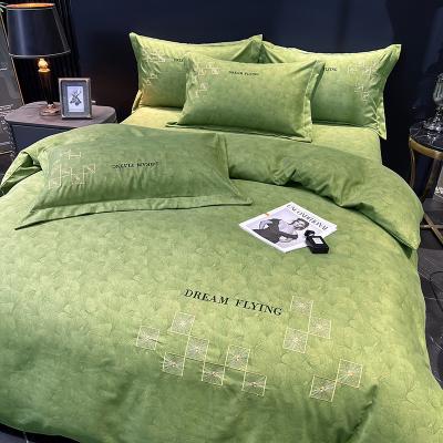 China Huis Bedden Set met overeenkomende gordijnen Egyptische katoenen lakens voor hotel baby bed Te koop