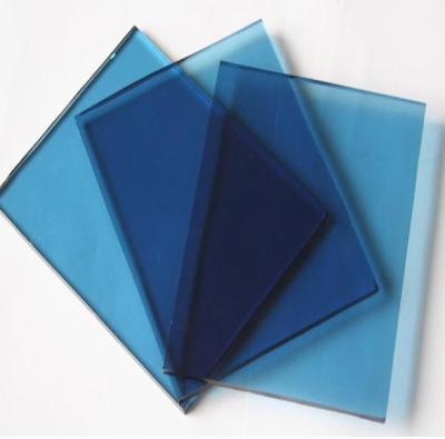 China Light blue, window glass, building glass, glazing competitive price . Size 1650x2140 mm thickness 5mm for sale