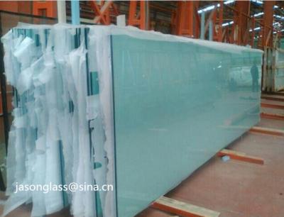 China Laminated safety glass, Facade glass, double pane windows, with laminated outer pane, sound dampening pane 1181*2150mm for sale
