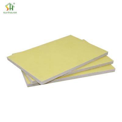 China Lightweight 12mm Glass Fiber Reinforced Gypsum Panels 12mm  For Drywall for sale