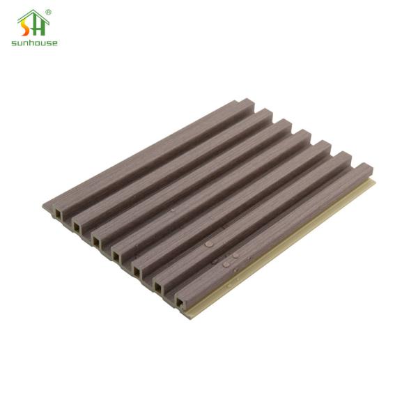 Quality Waterproof Hollow WPC Wall Panel for Modern Building Exterior Design Application for sale