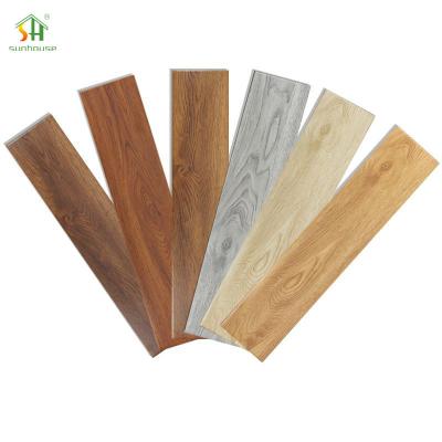 中国 1220x180mm 8mm SPCフロア 防水 SPCビニール リビングルーム ベッドルームのためのクリックフロア 販売のため