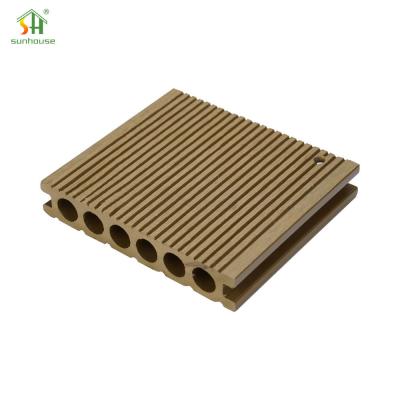 China Eco Friendly WPC Deck Flooring Anti Slip Termite Proof WPC Floor Panel for sale