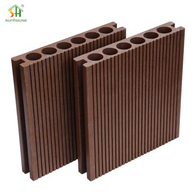 Κίνα 140x25mm WPC Co Extrusion Decking, ξύλινο πλαστικό σύνθετο πάτωμα επιφάνειας προς πώληση