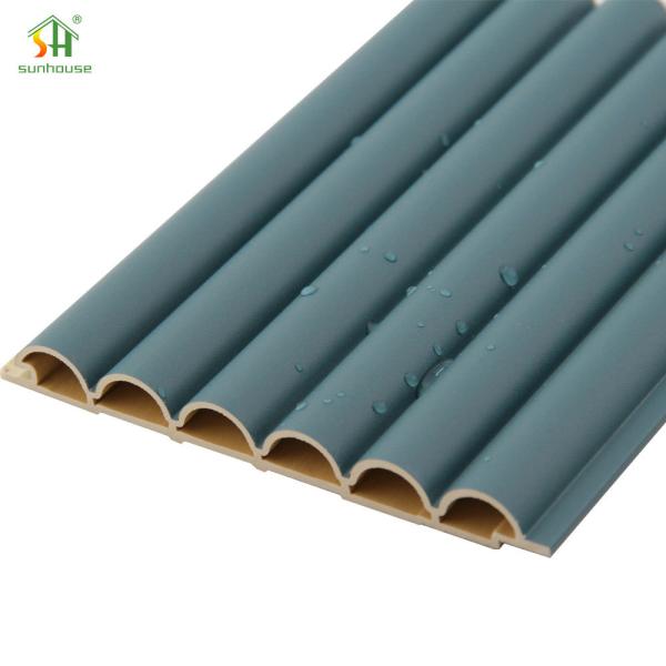 Quality 3D Embossed WPC Wall Panel for Villa Apartment Wall Renovation Application for sale