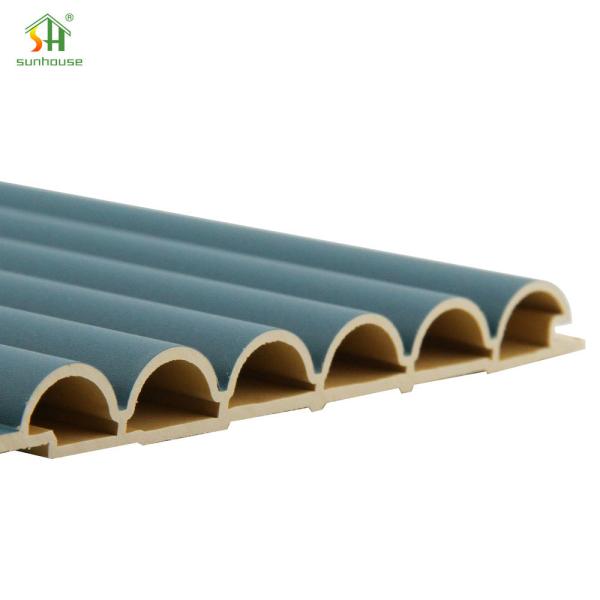 Quality 3D Embossed WPC Wall Panel for Villa Apartment Wall Renovation Application for sale