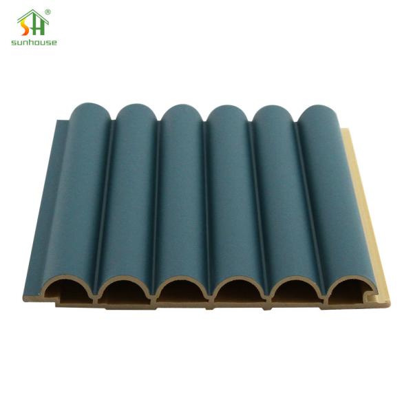 Quality 3D Embossed WPC Wall Panel for Villa Apartment Wall Renovation Application for sale