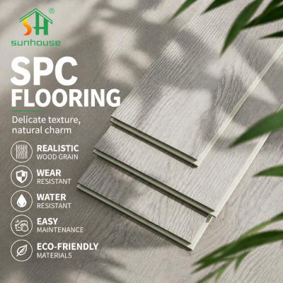 China Termite Proof 100% Waterproof Heat Stable SPC Rigid Core Vinyl Plank Flooring for Africa for sale