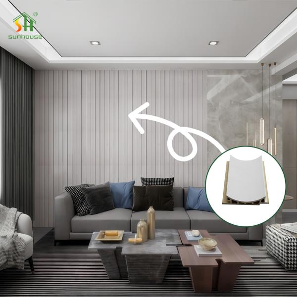 Quality 3D Embossed WPC Wall Panel for Exterior Wall Cladding System Application for sale
